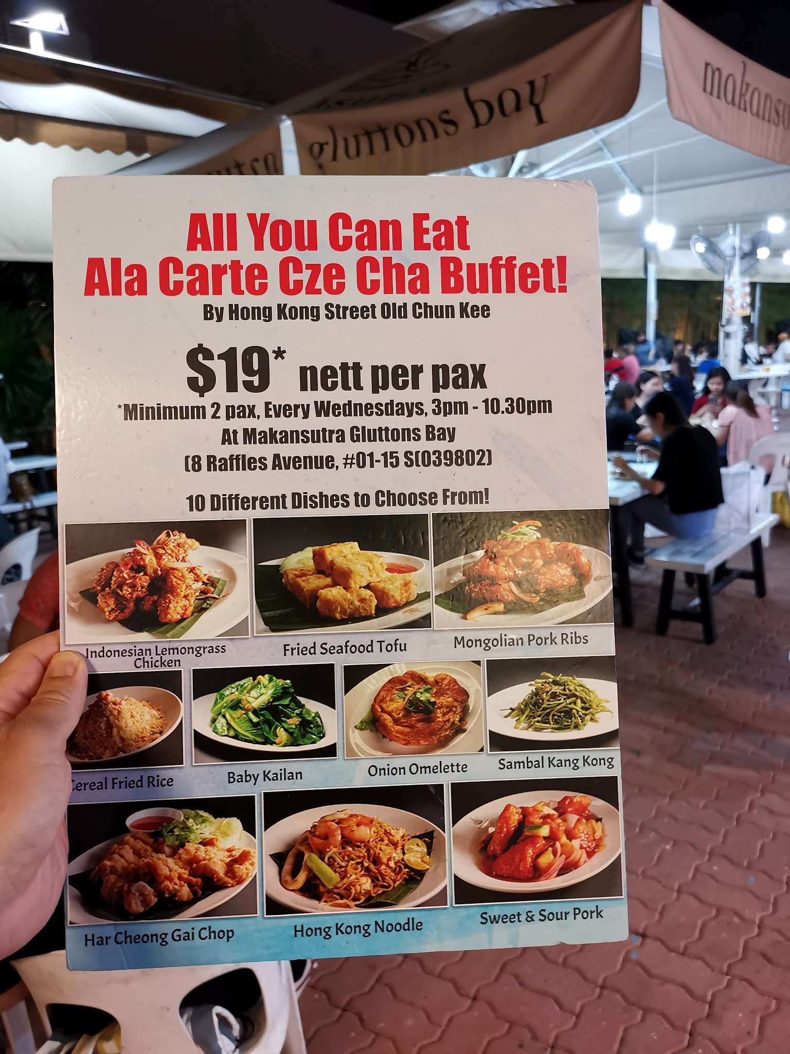 Makansutra Gluttons Bay Buffet. All You Can Eat A La Carte Zi Char for ...