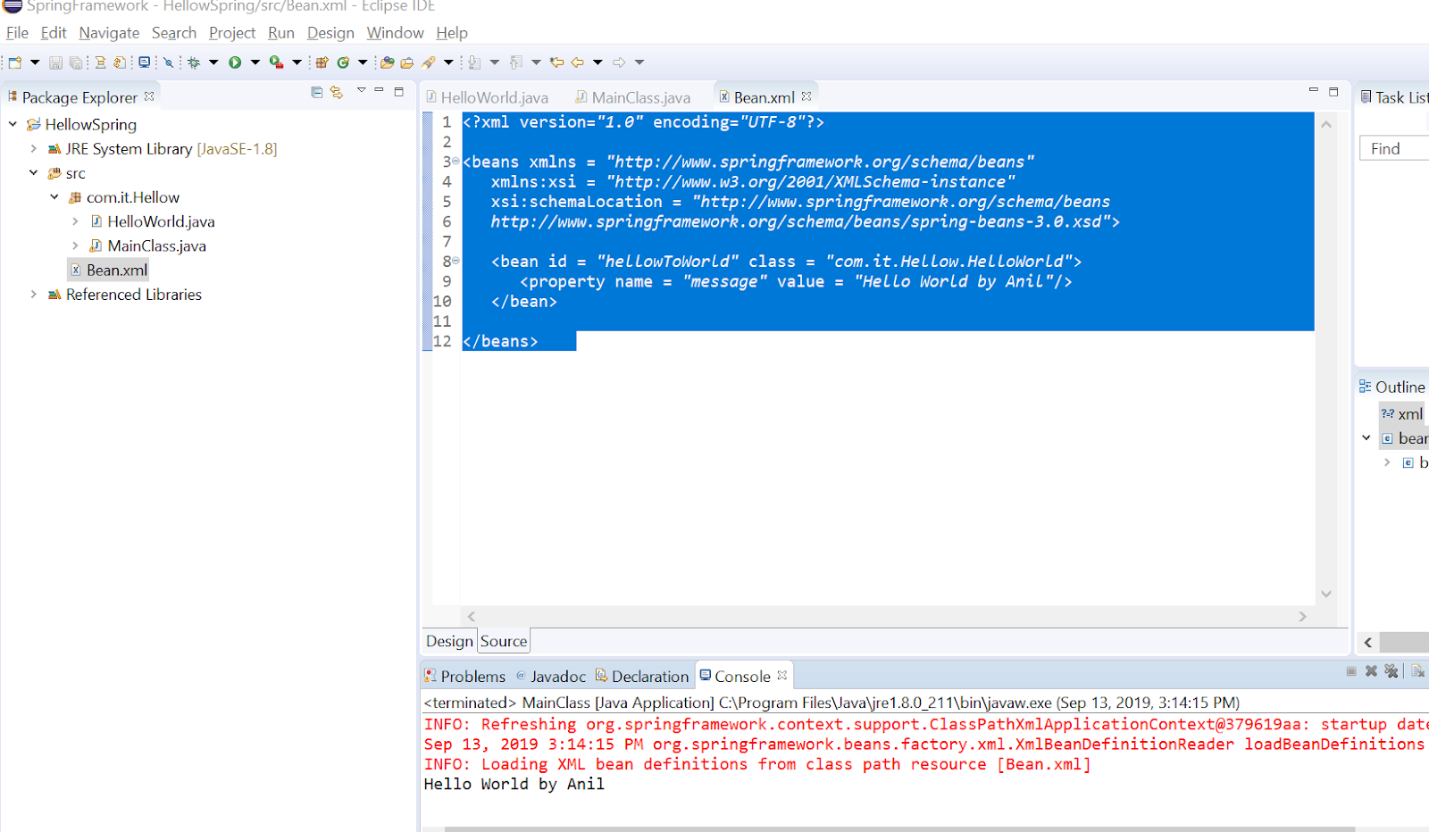 Getting Started with Spring Framework