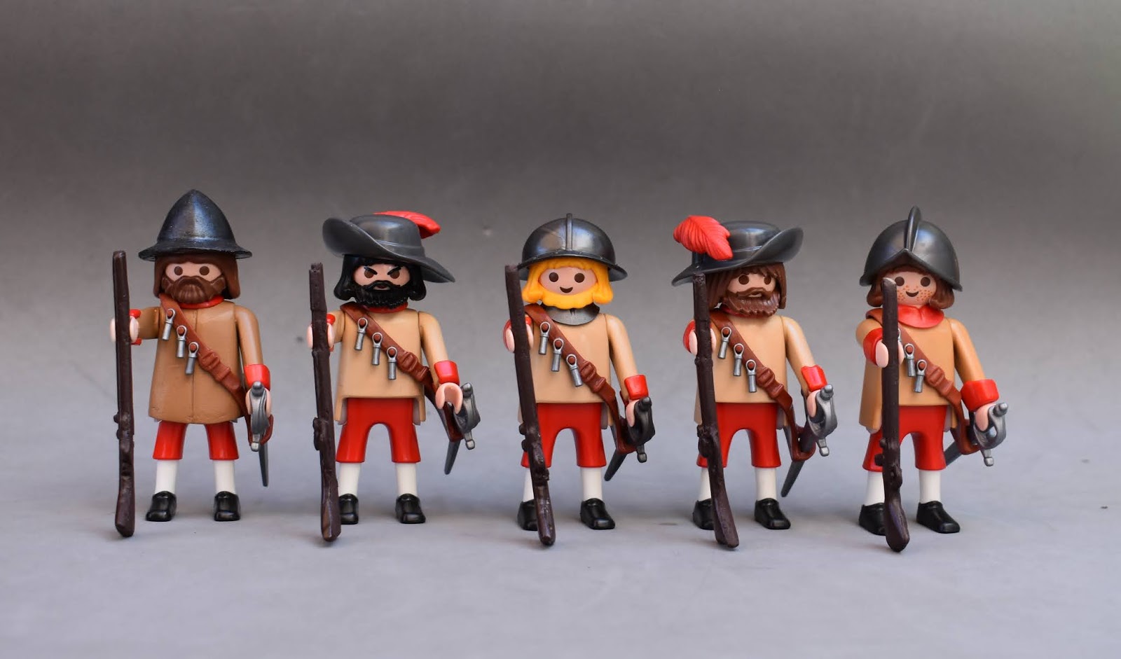 MOP - MAD ON PLAYMOBIL : PLAYMOBIL CUSTOM XVII CENTURY NEW MODEL ARMY RED