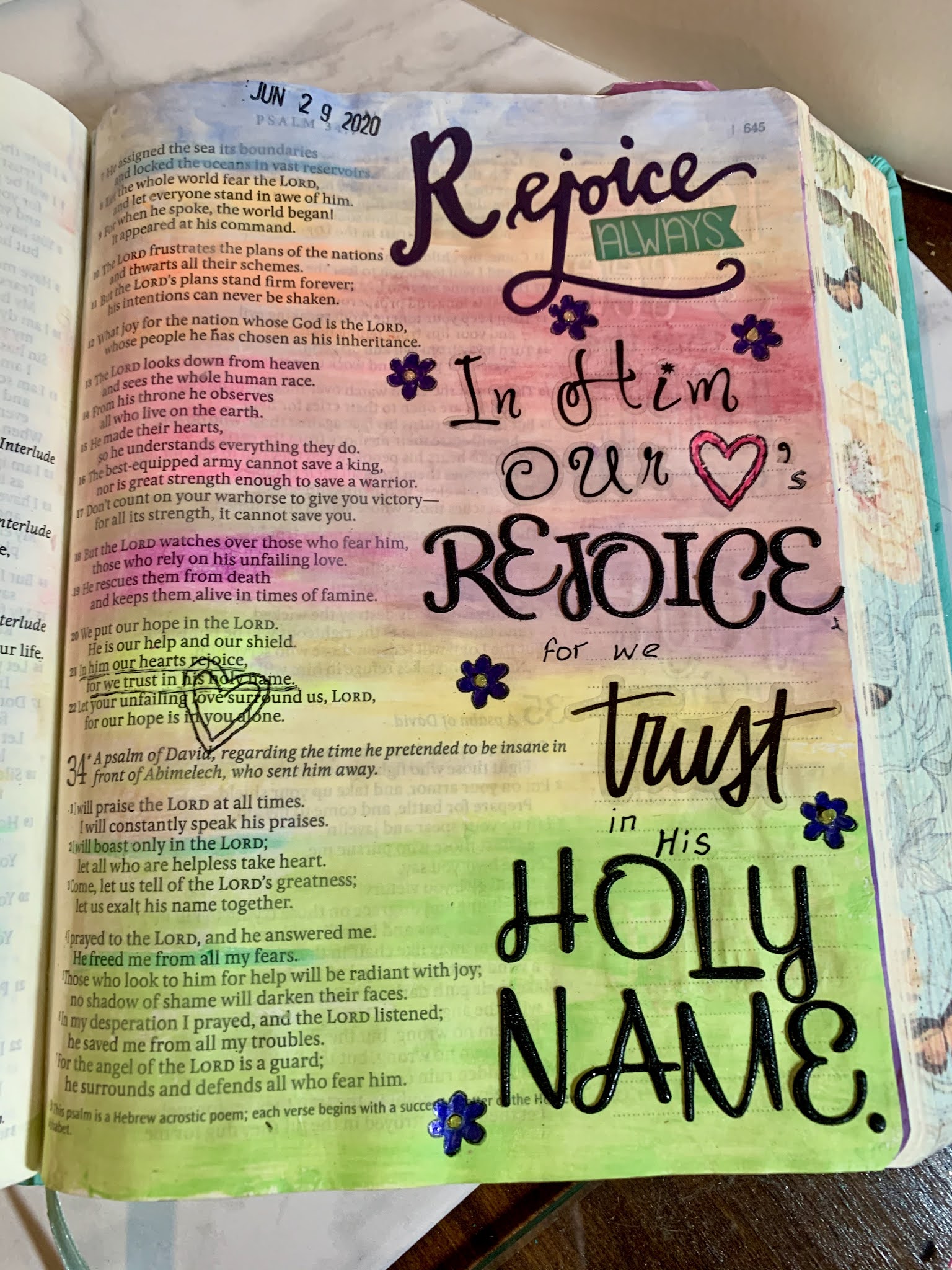 Amy's Creative Pursuits: June Bible Journaling Pages