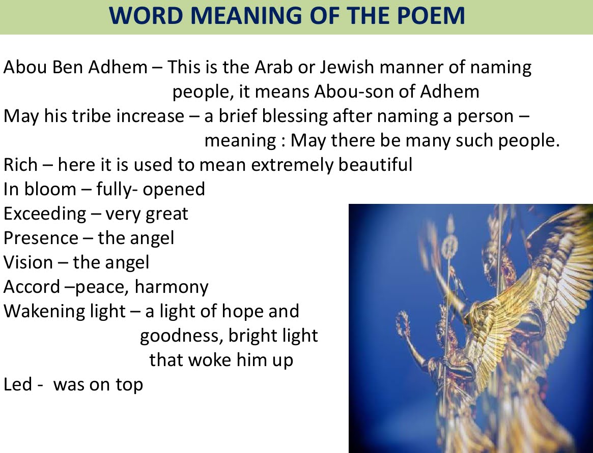 Abou Ben Adhem - Plus One