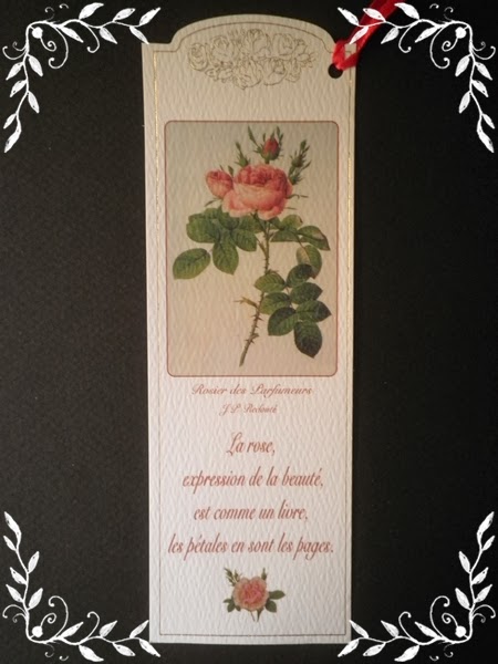 Chez Lilwenna: Marque-page roses
