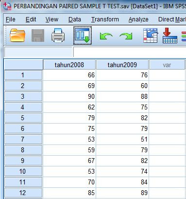 TUTORIAL STATISTIK: PAIRED SAMPLE-T TEST