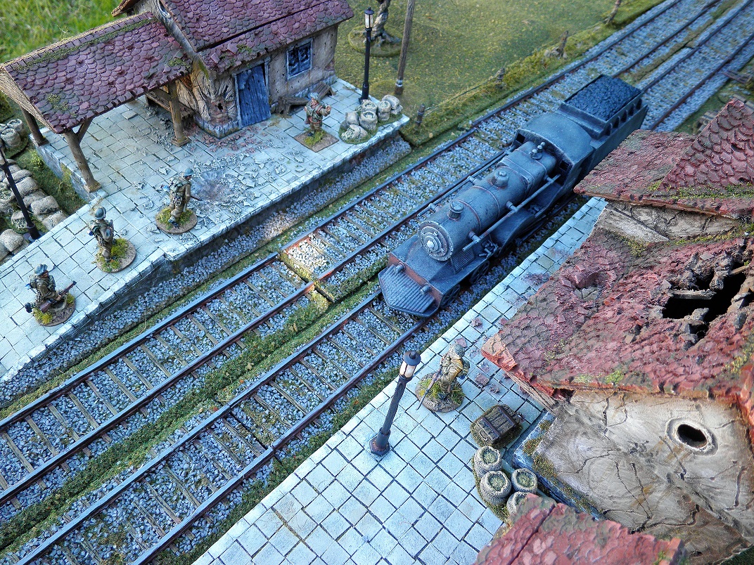 JOHN BOND's WARGAMING STUFF: SCRATCH BUILT TRAIN TRACKS