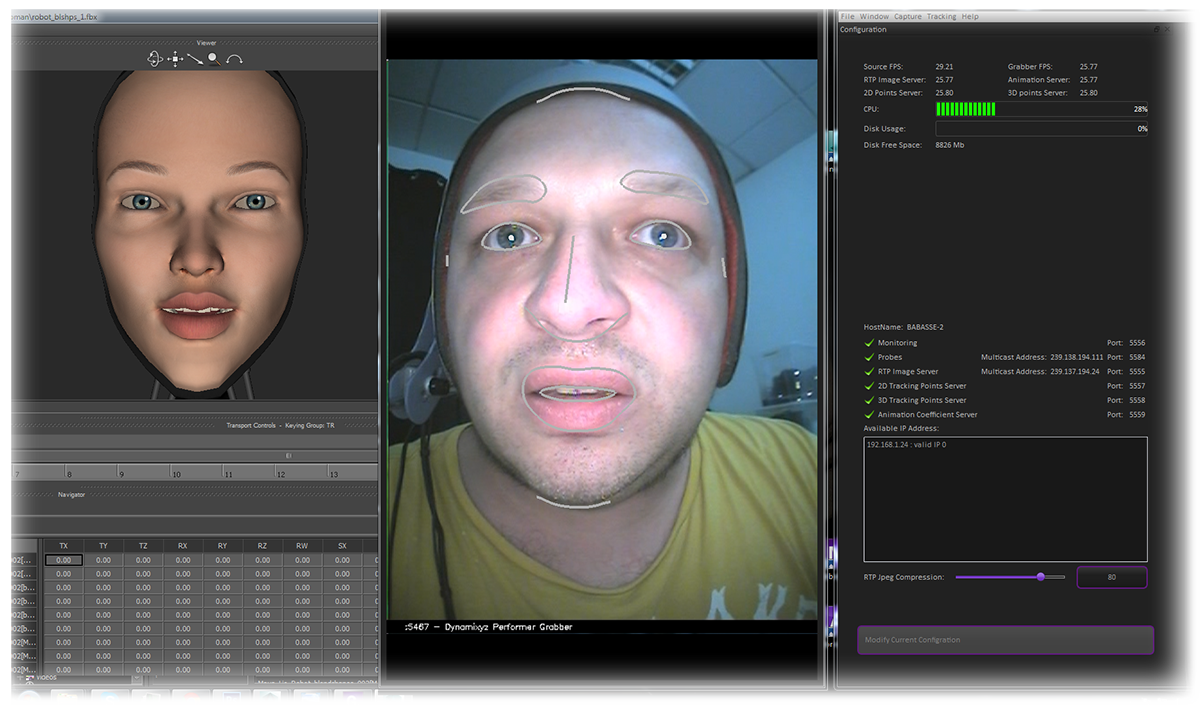 FACIAL MOTION CAPTURE: Facial motion capture