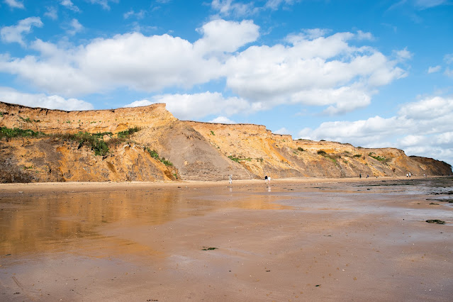 Coastal erosion at Walton on the Naze