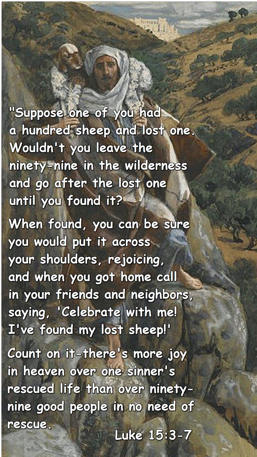 My Odyssey: Parable of the Lost Sheep - Luke 15:3-7