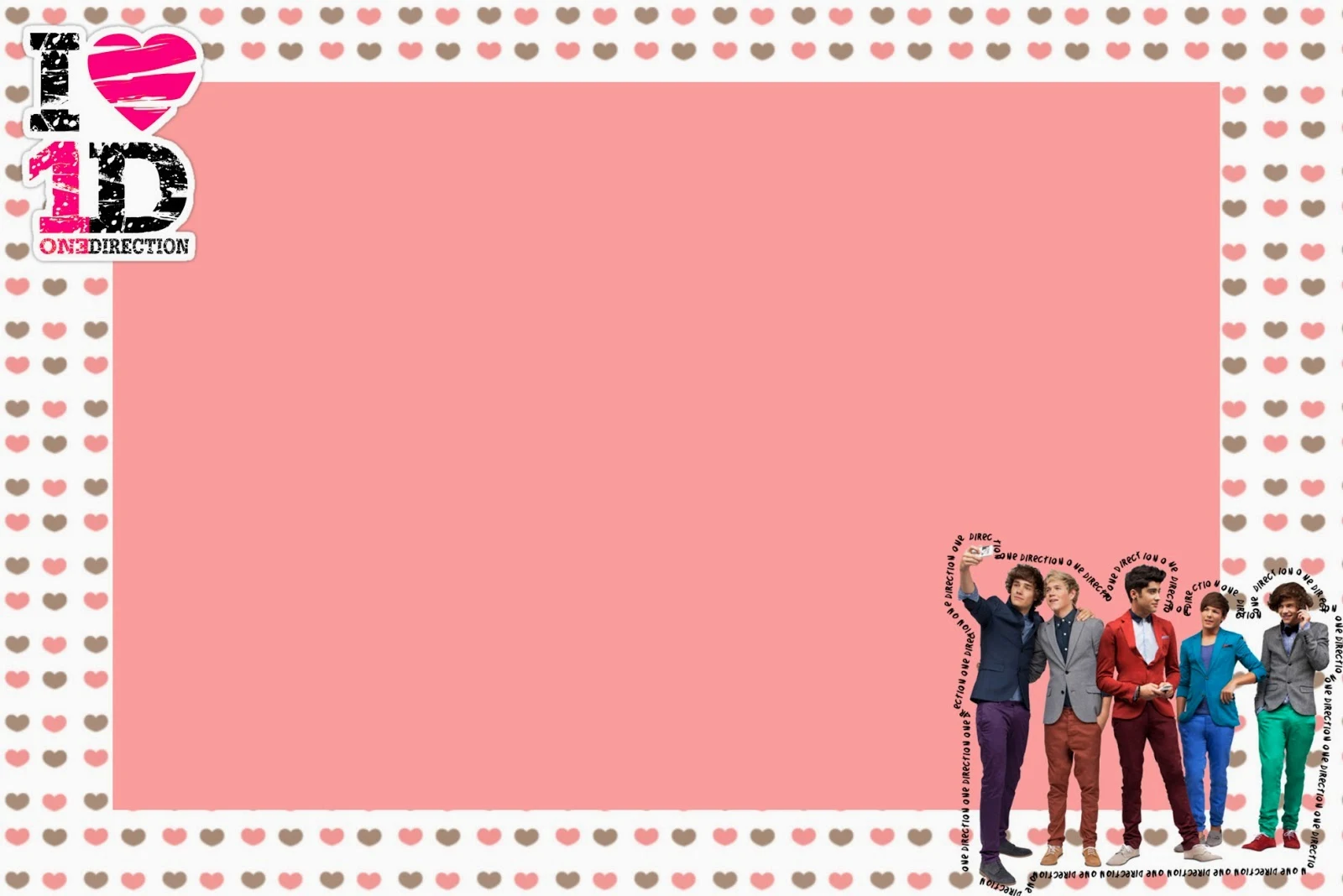 One Direction: Invitaciones para Imprimir Gratis. - Ideas y material ...