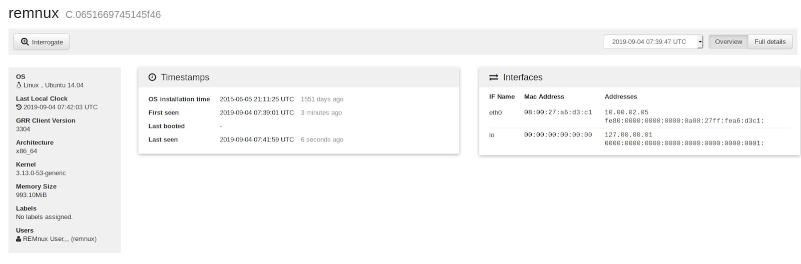 GRR - Google Rapid Response