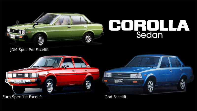 Jenis-Jenis Toyota Corolla DX E70