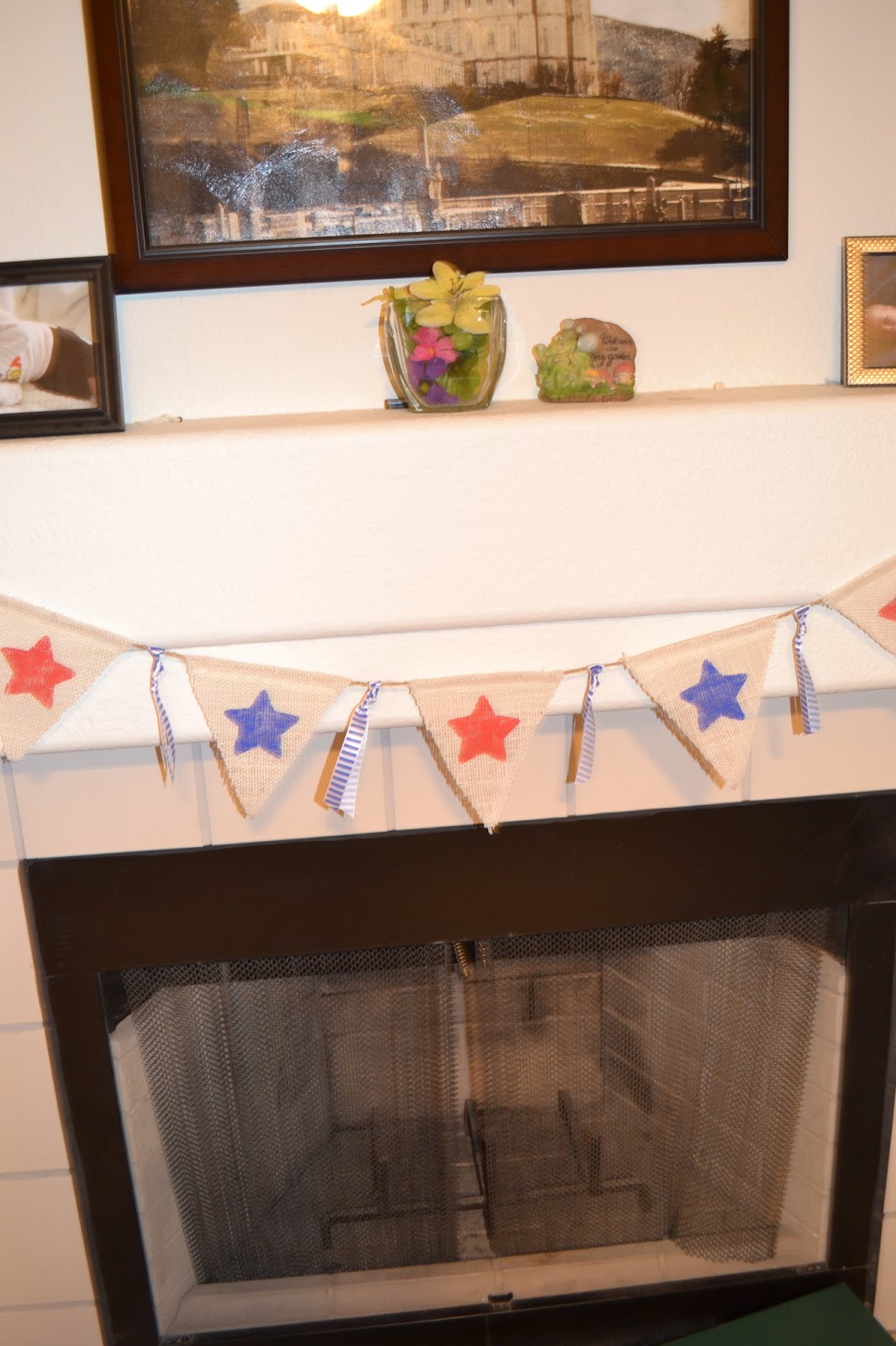 Through My Front Window: Patriotic Bunting!