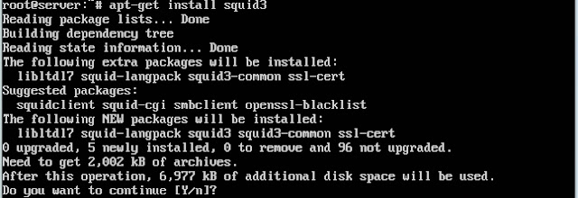Proxy Server Menggunakan SQUID | Azena Korina Blog