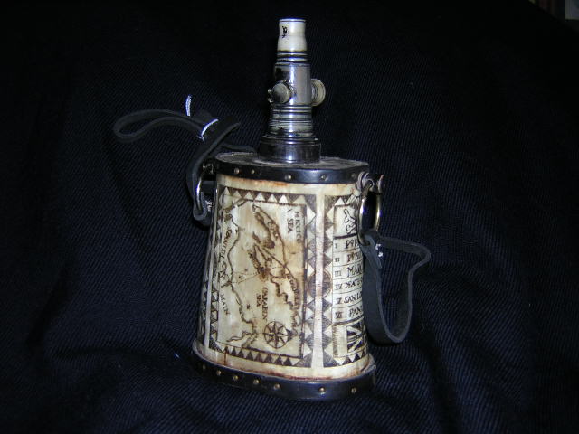 Contemporary Makers: 17th Century Pirate flask by William "Wild Willy ...