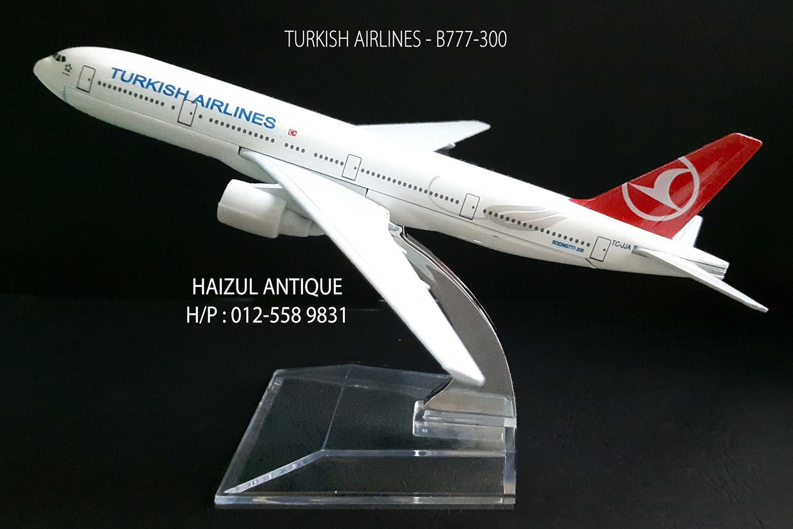 Haizul-Antique: TURKISH AIRLINES B747-400 - METAL AIRCRAFT MODEL