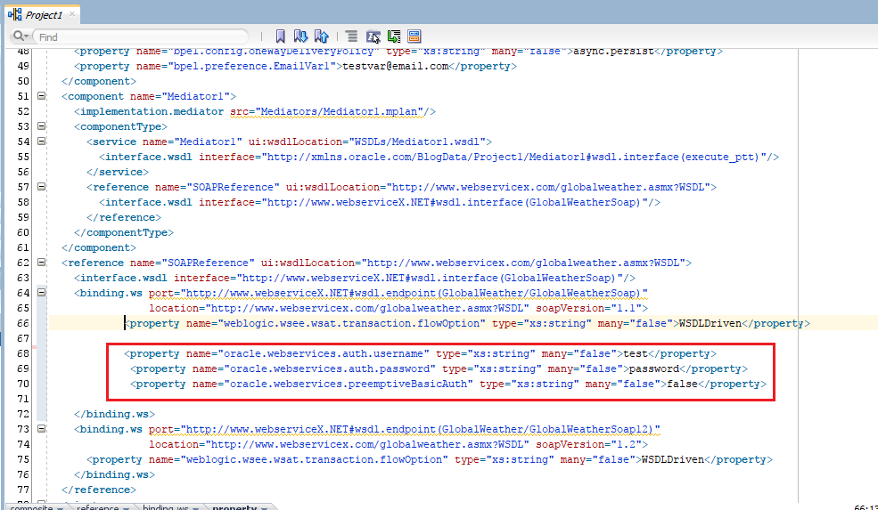 Oracle Webservices Preemptivebasicauth For Invoking The Webservices With Basic Authentication
