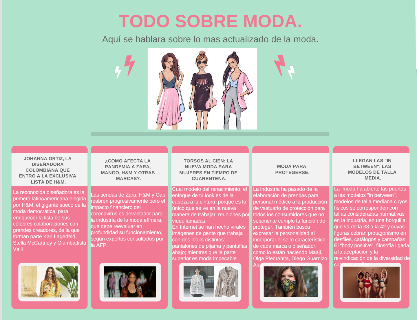 MODA: INFOGRAFIA.