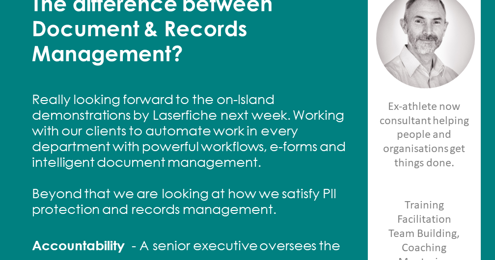 AdaptConsultingCompany: The difference between Document Records Management