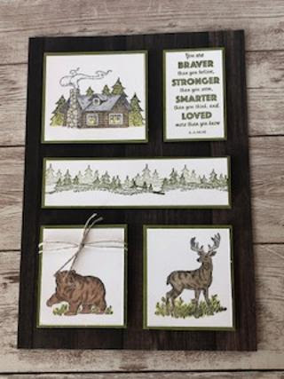 Stamping Delight: Rustic Retreat Cards and 5 x 7 Sampler