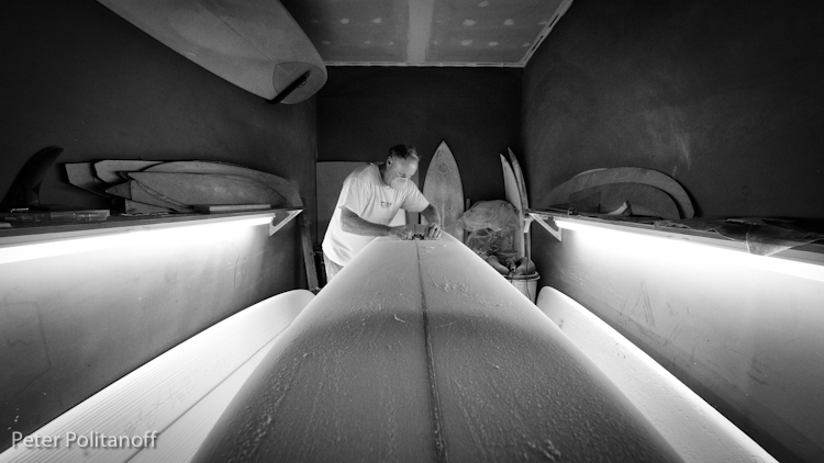 Peter Politanoff: Shaping with Mike Geib; Custom Made Surfboards
