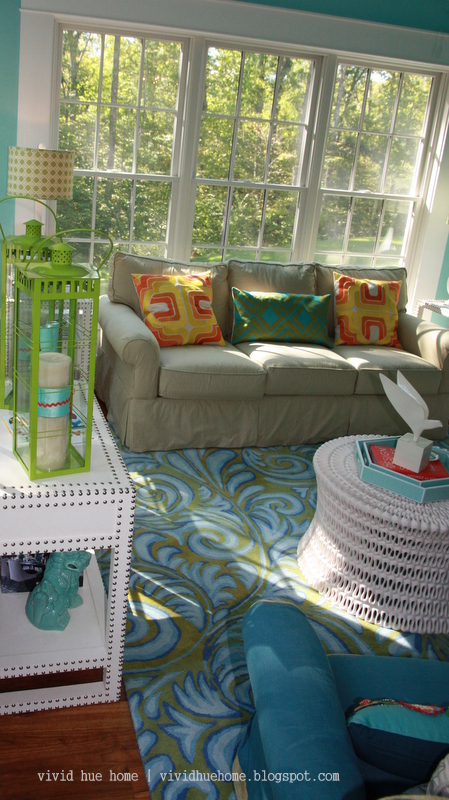 Vivid Hue Home: My Sunroom in the Summer