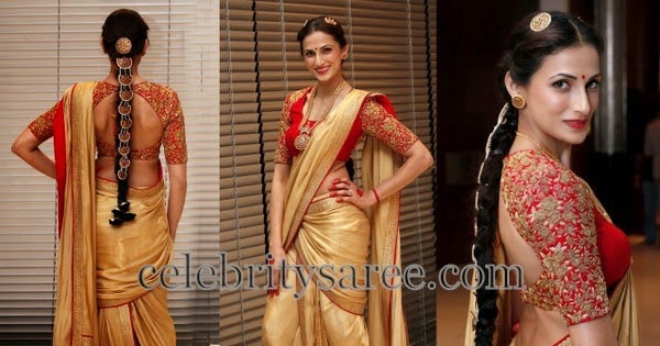 Shilpa Reddy Thread Work Blouse - Saree Blouse Patterns