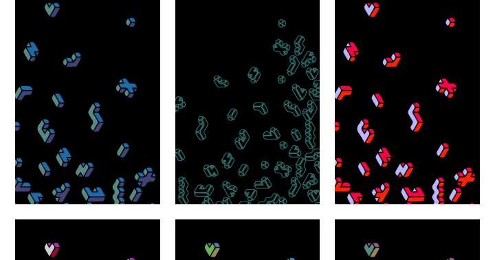 Tetris Style Amoled Wallpaper Collection | HeroScreen - Cool Wallpapers