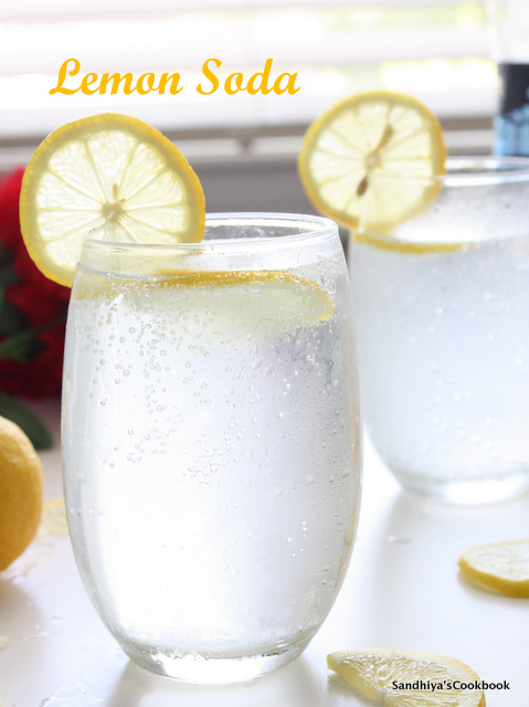Sandhiya's Cookbook: Lemon Soda | Sweet Lemon Soda | Summer Drinks