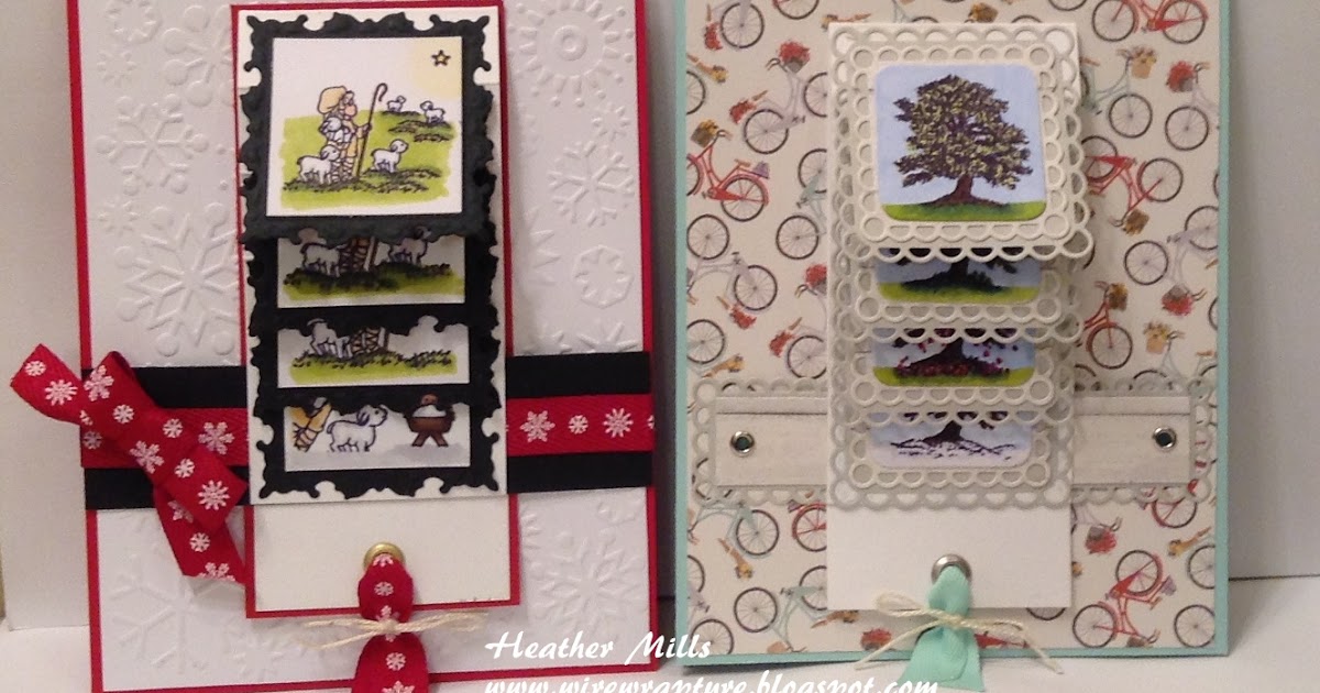 Wire Wrapture: Waterfall/flip cards