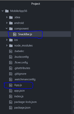 Create Custom Snackbar Component Example In React Native- Android ...