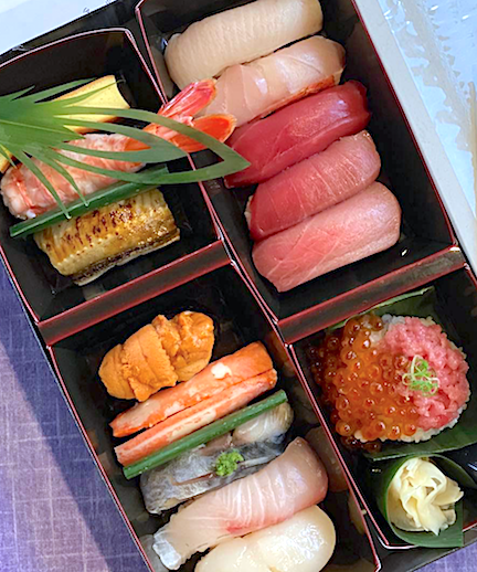 Scrumpdillyicious: Yasu Premium Omakase Bento Box: Sushi at Home