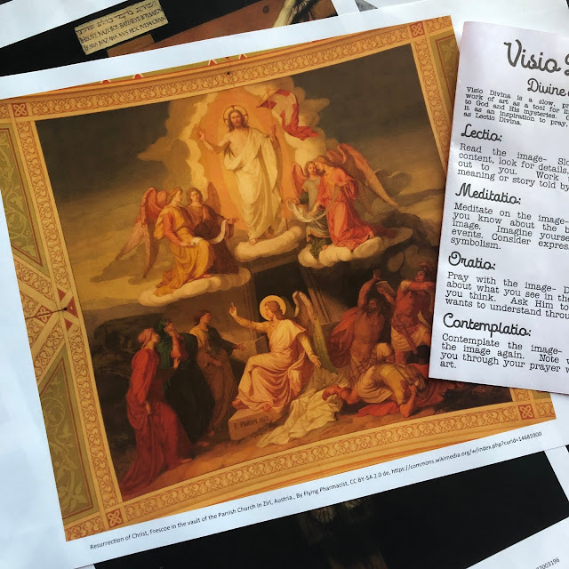 Look to Him and be Radiant: Lenten Visio Divina Gallery Walk