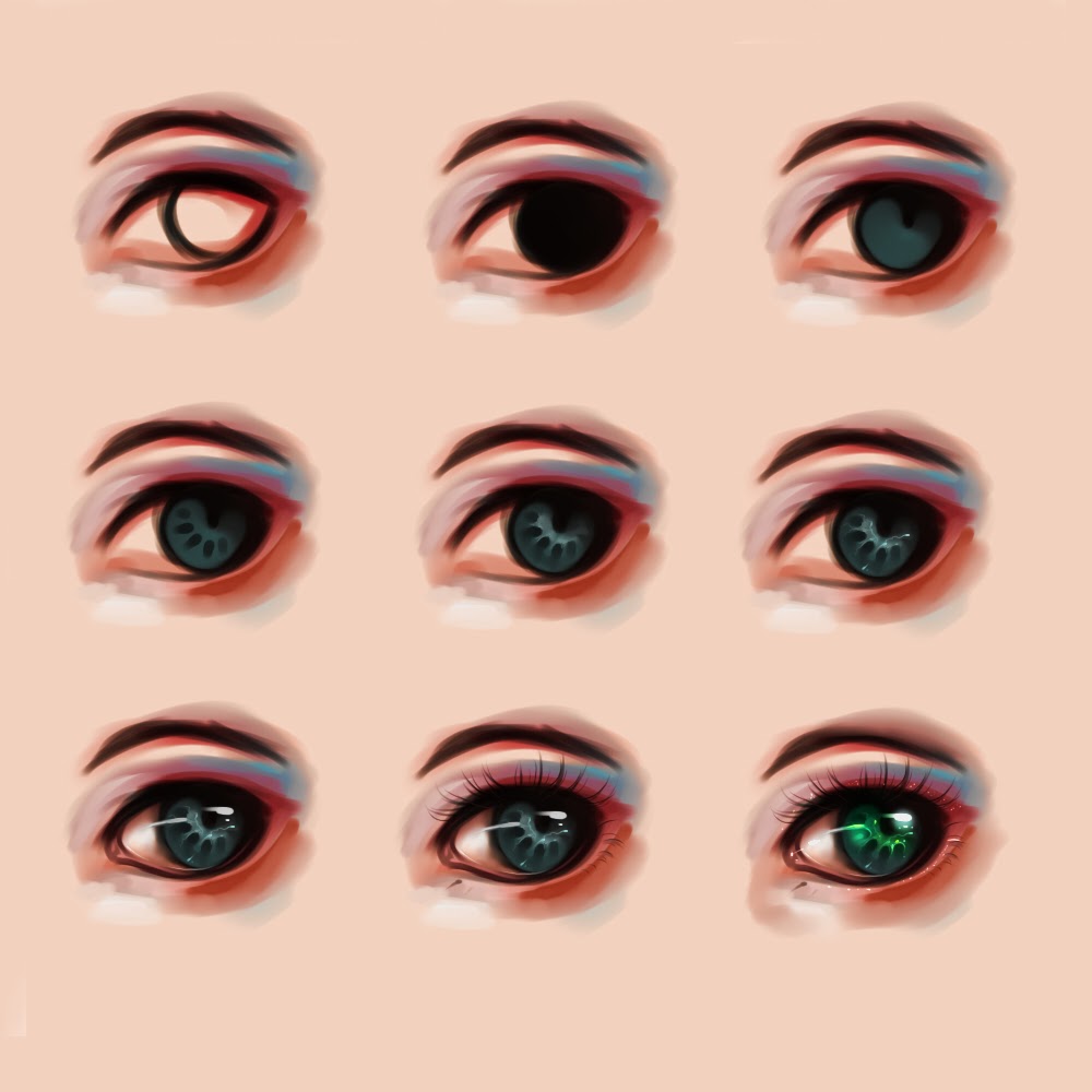 Concept Art Reference: Digital Eye Tutorial