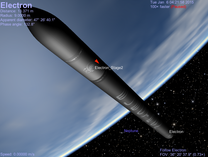 Main Engine Start: Electron
