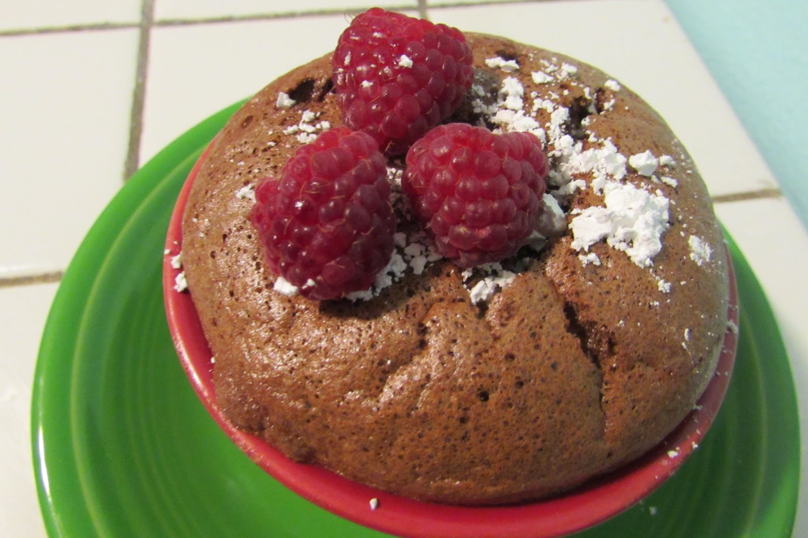 Yankee-Belle Cafe: Dark Chocolate souffle with Raspberries, plus Posadas!