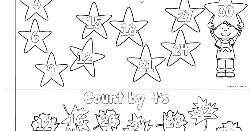 FREE Skip Counting Booklet | Teacher's Take-Out