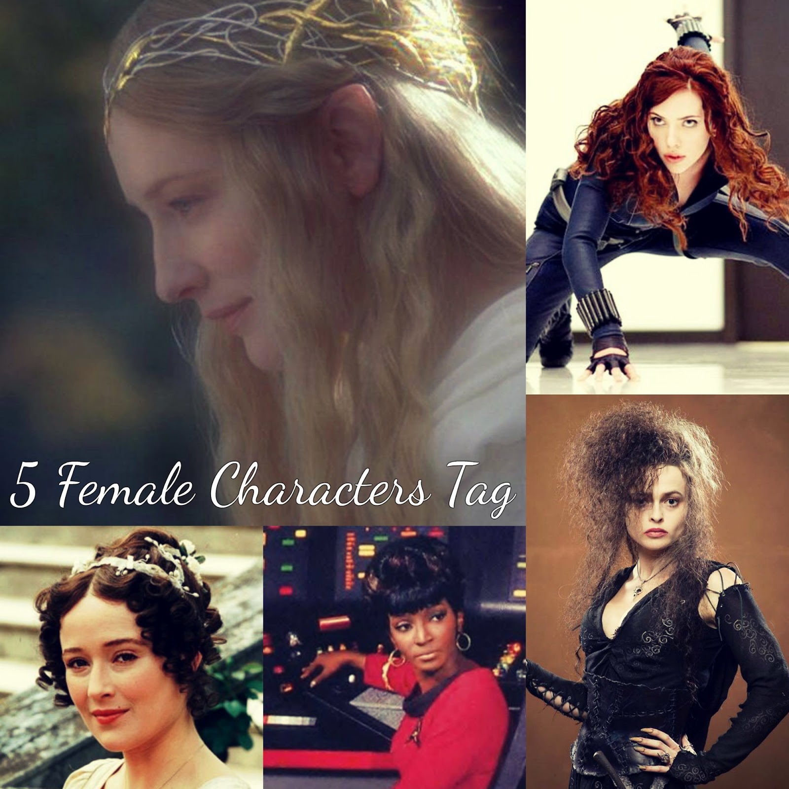 Revealed In Time: 5 Female Characters Tag