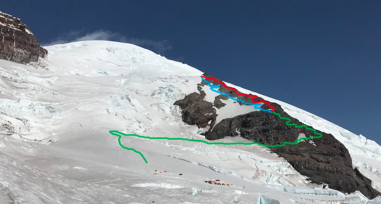 Mount Rainier Climbing: Disappointment Cleaver Update 7/16/2019