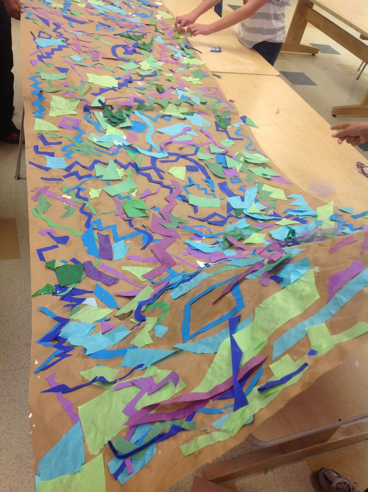 Miss Weber's Art Room: Sixth grade collaborative community art project