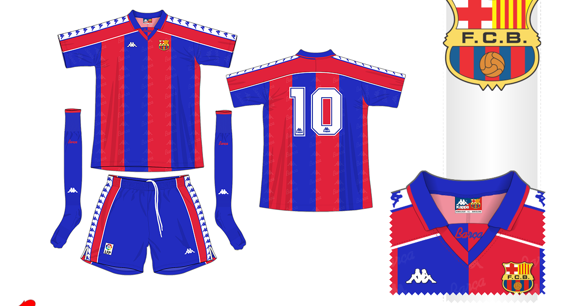 Kit Design, by eroj: 1992-93 Barcelona Home