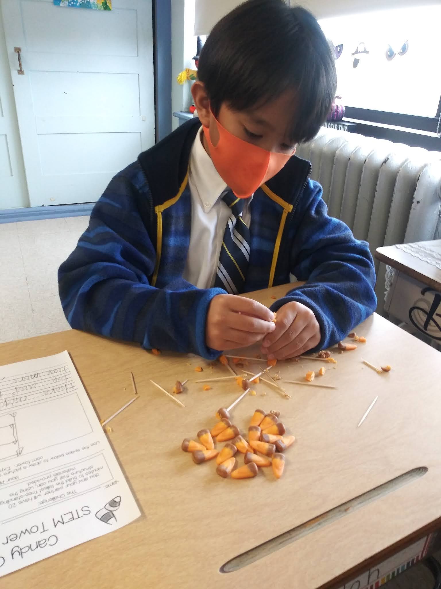Terrific Third Graders: Grandparents' Day 2020 - Candy Corn STEM Tower ...