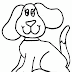 Kids Page: Easy Draw Dog Coloring Pages