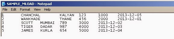 Multi Load (MLoad) In Teradata