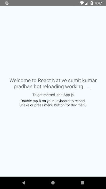 How to Create your First React Native Application - Android | SKPTRICKS