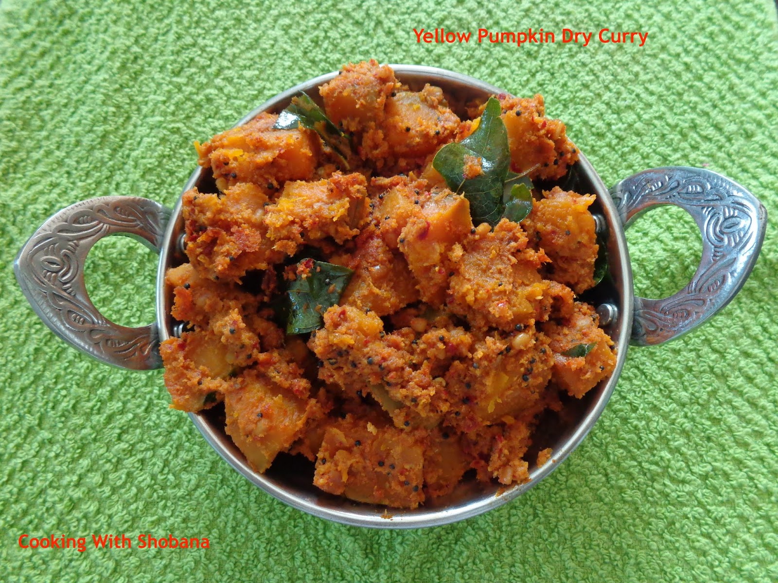 Cooking With Shobana YELLOW PUMPKIN DRY CURRY cooking-with-shobana-yellow-pumpkin-dry-curry