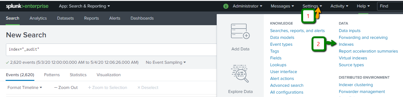 Data onboarding - Splunk