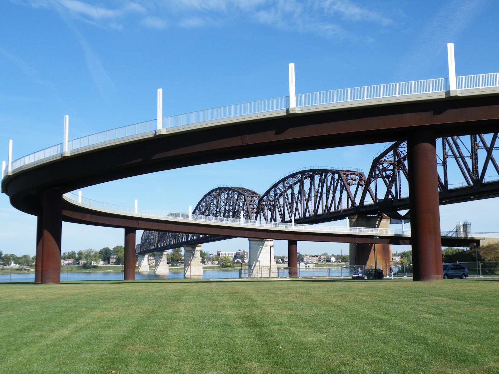 UrbanLou: Big Four Pedestrian Bridge: New Decking Nearing Completion ...