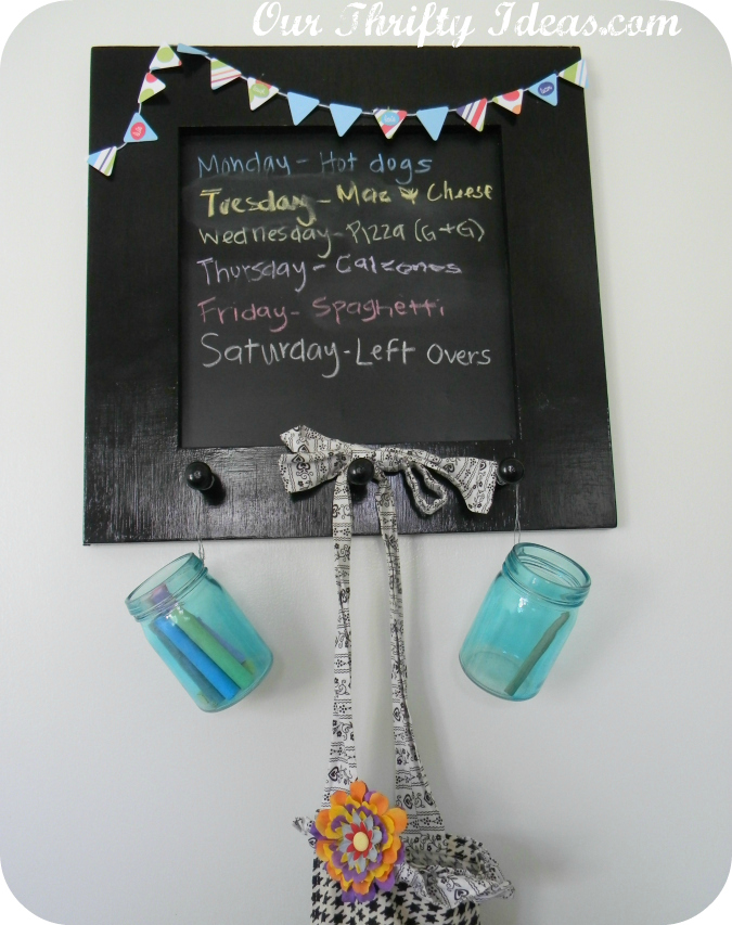 Tutorial Tuesday #3 - Menu Board - Our Thrifty Ideas