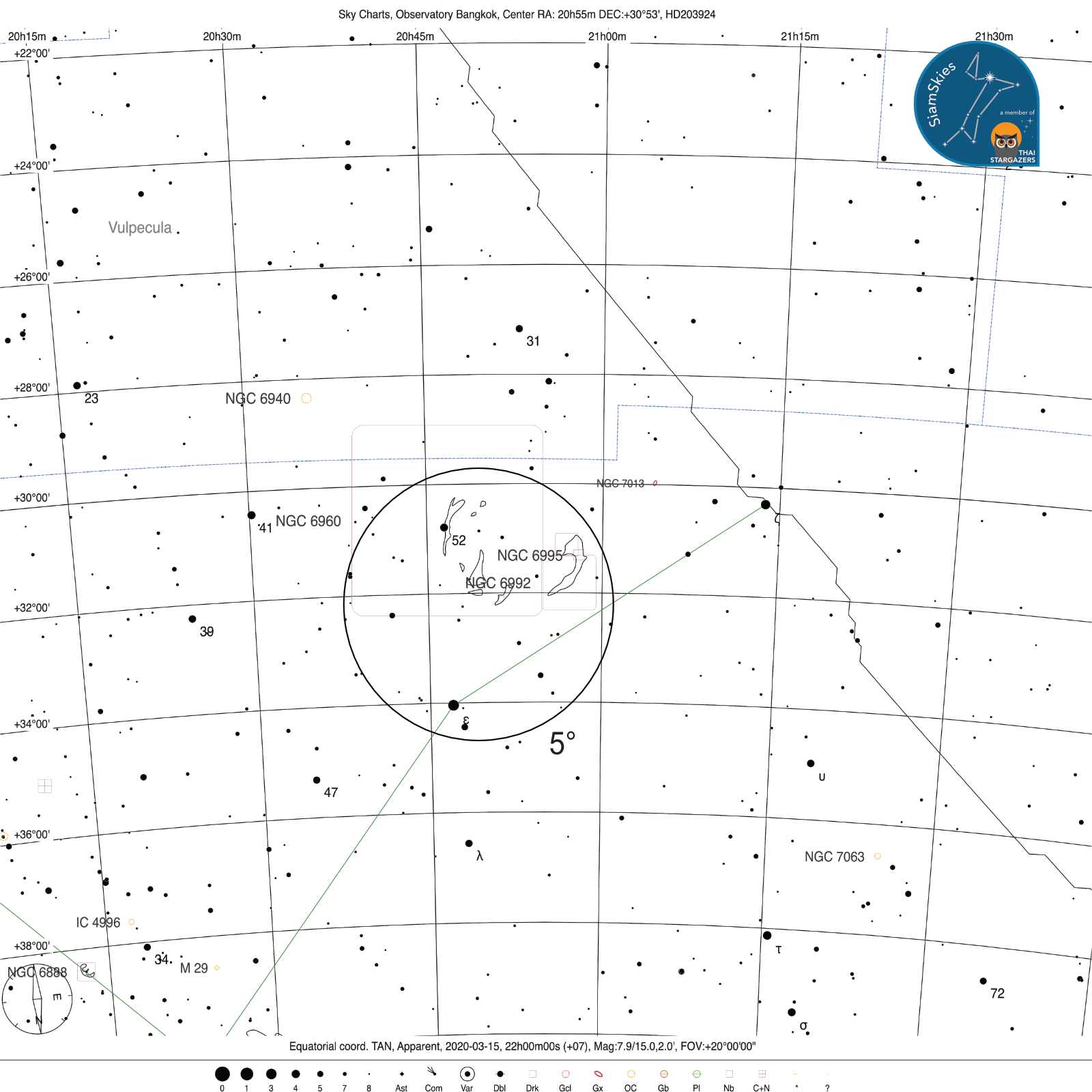 ThaiStargazers: NGC6960 & NGC6995 : Veil Nebula
