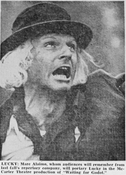 Marc Alaimo - Theatre - PART I (1960-1971)