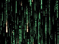 Matrix falling effect on desktop - 786blogging